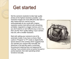Note on photography jz | PPT