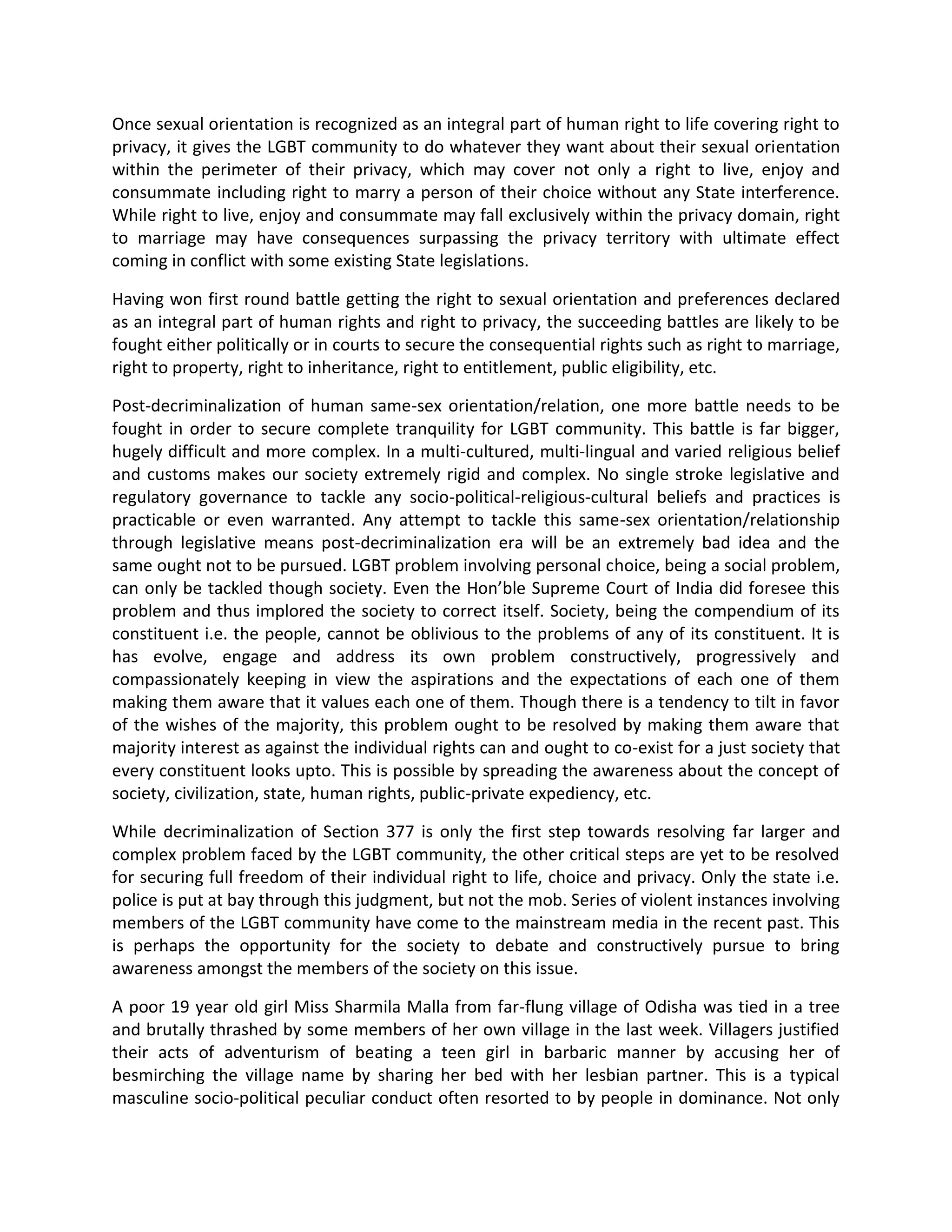 A PERENNIAL DEBATE BETWEEN HUMAN RIGHTS AND EXTENT OF GOVERNANCE | PDF