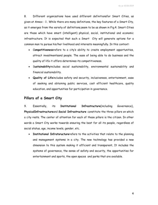 Concept note on 100 Indian smart cities | PDF