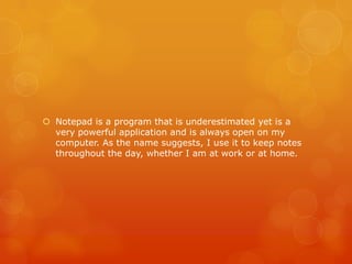 Notepad | PPTX
