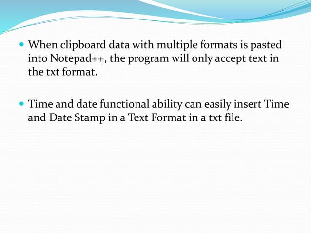 Notepad ++ | PPTX | Desktop Publishing | Computer Software and Applications