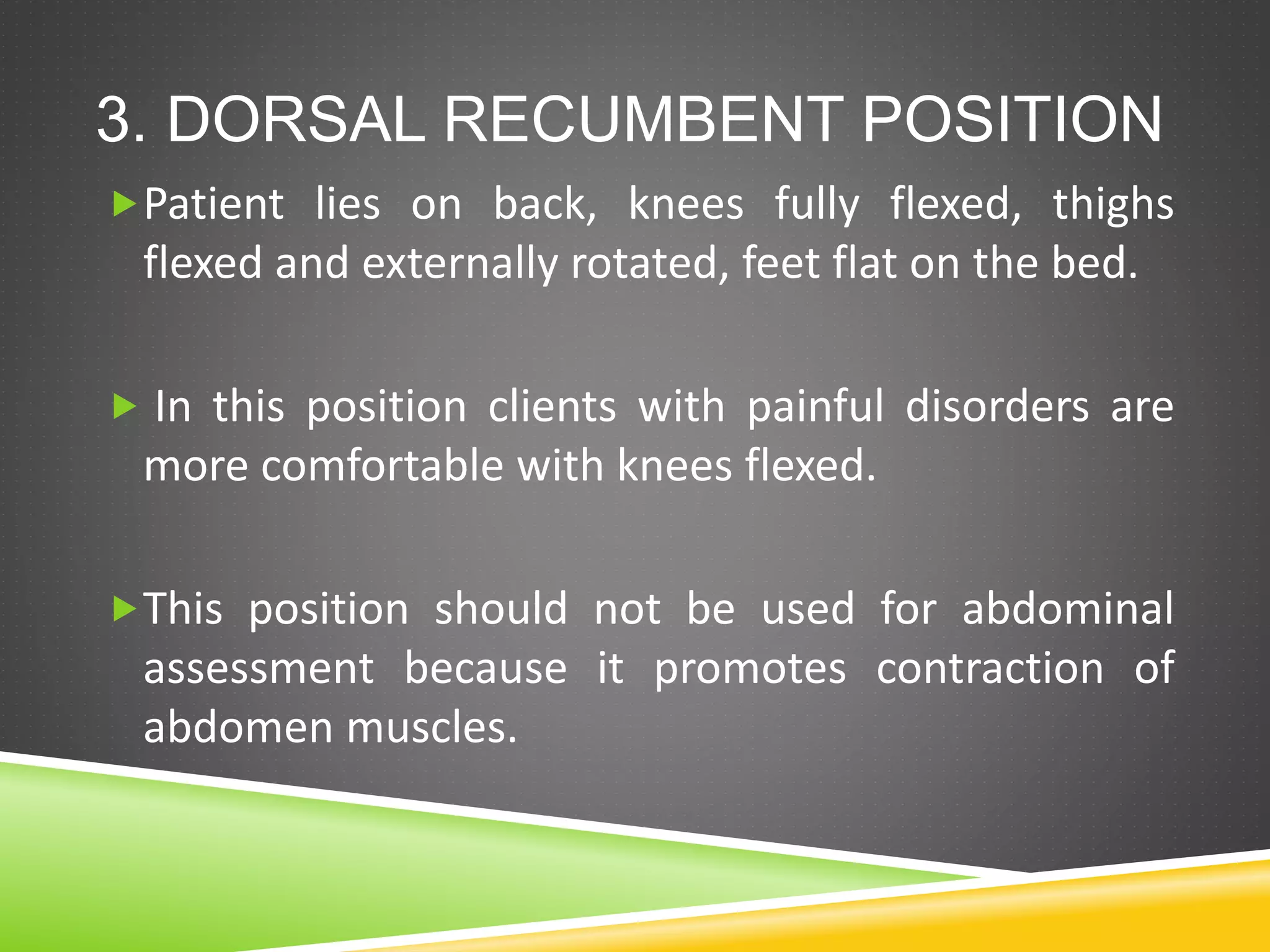 Comfort Positions | PPTX