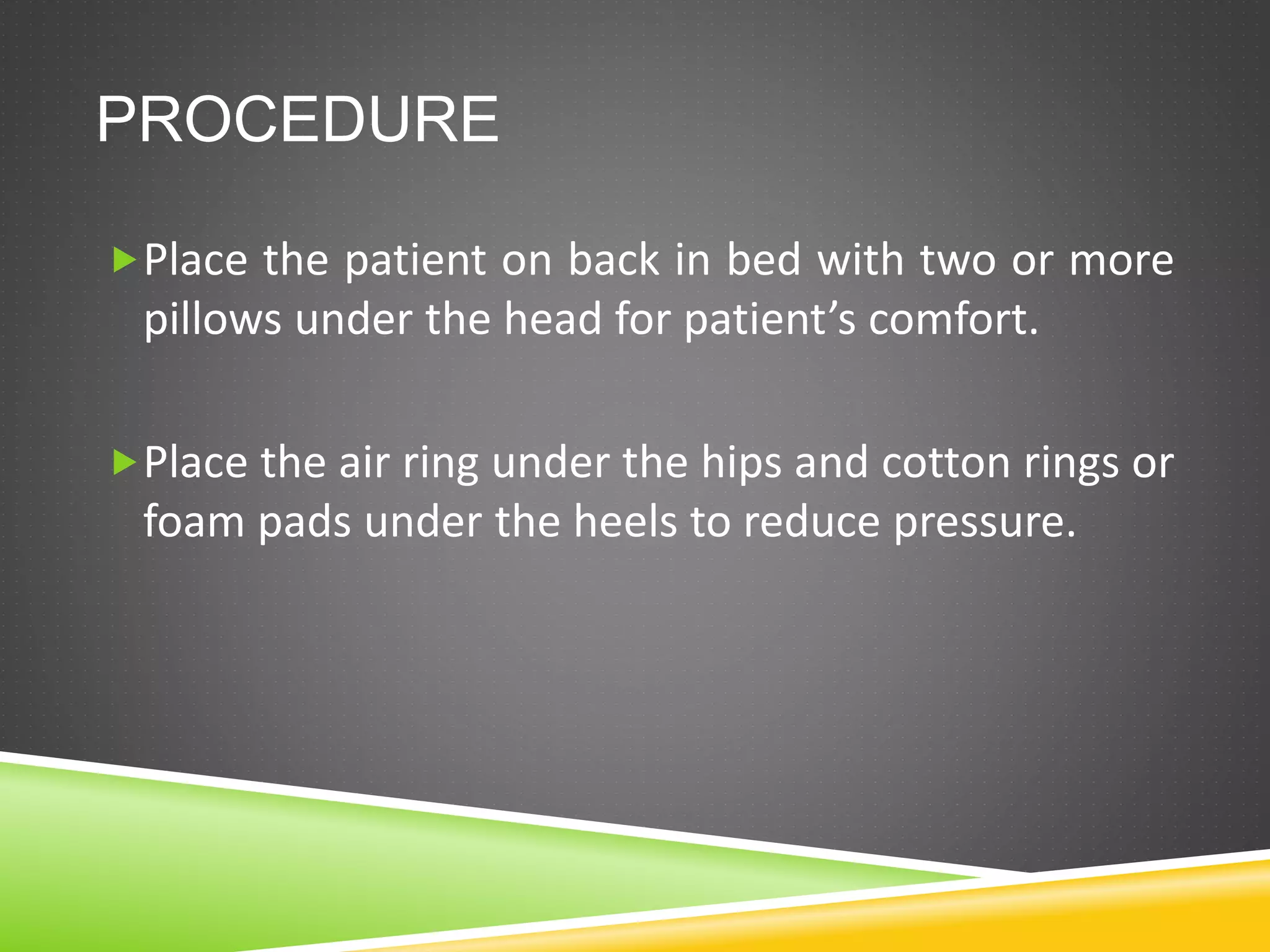 Comfort Positions | PPTX