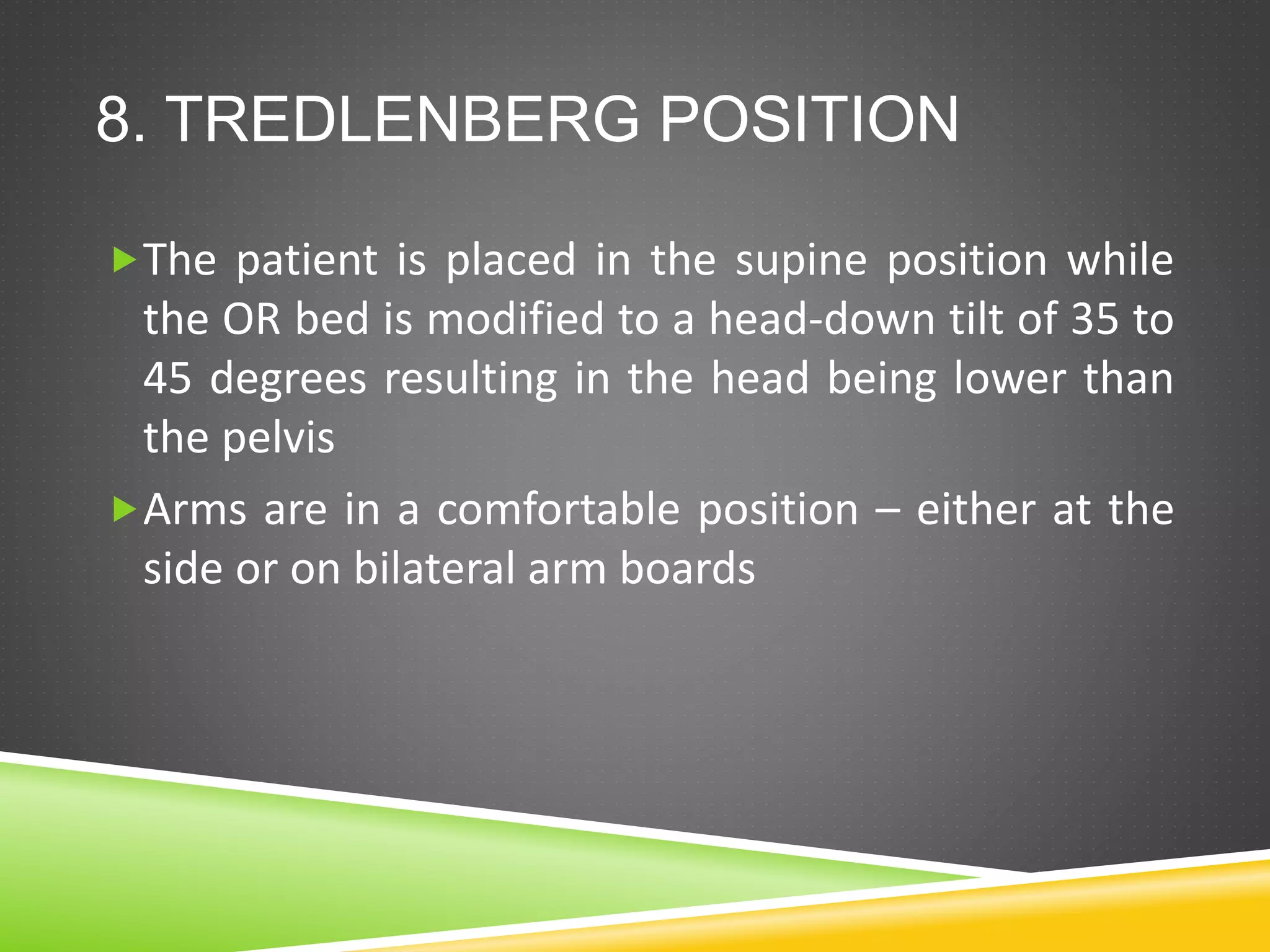 Comfort Positions | PPTX