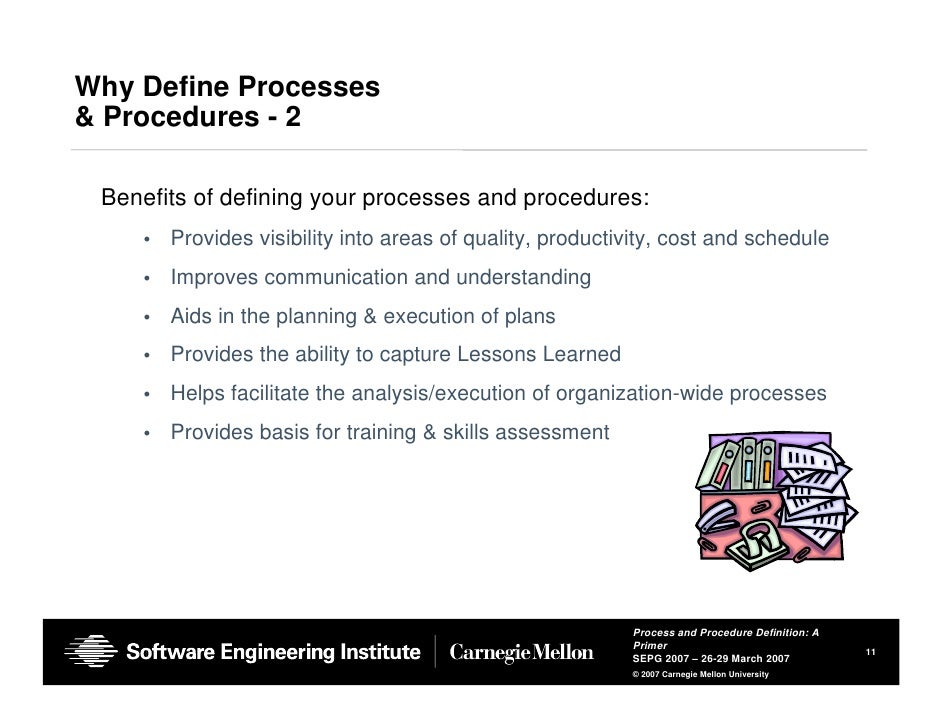 Processes and Procedures
