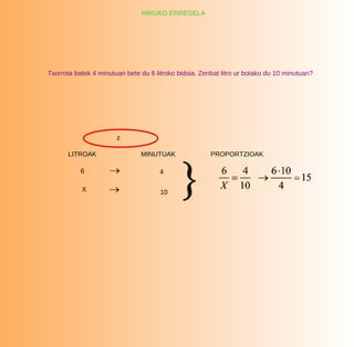 Note proportzionaltasuna | PPT