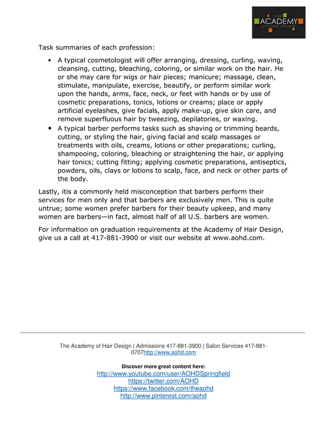 Not Equal: The Differences Between a Cosmetology and Barbering License ...