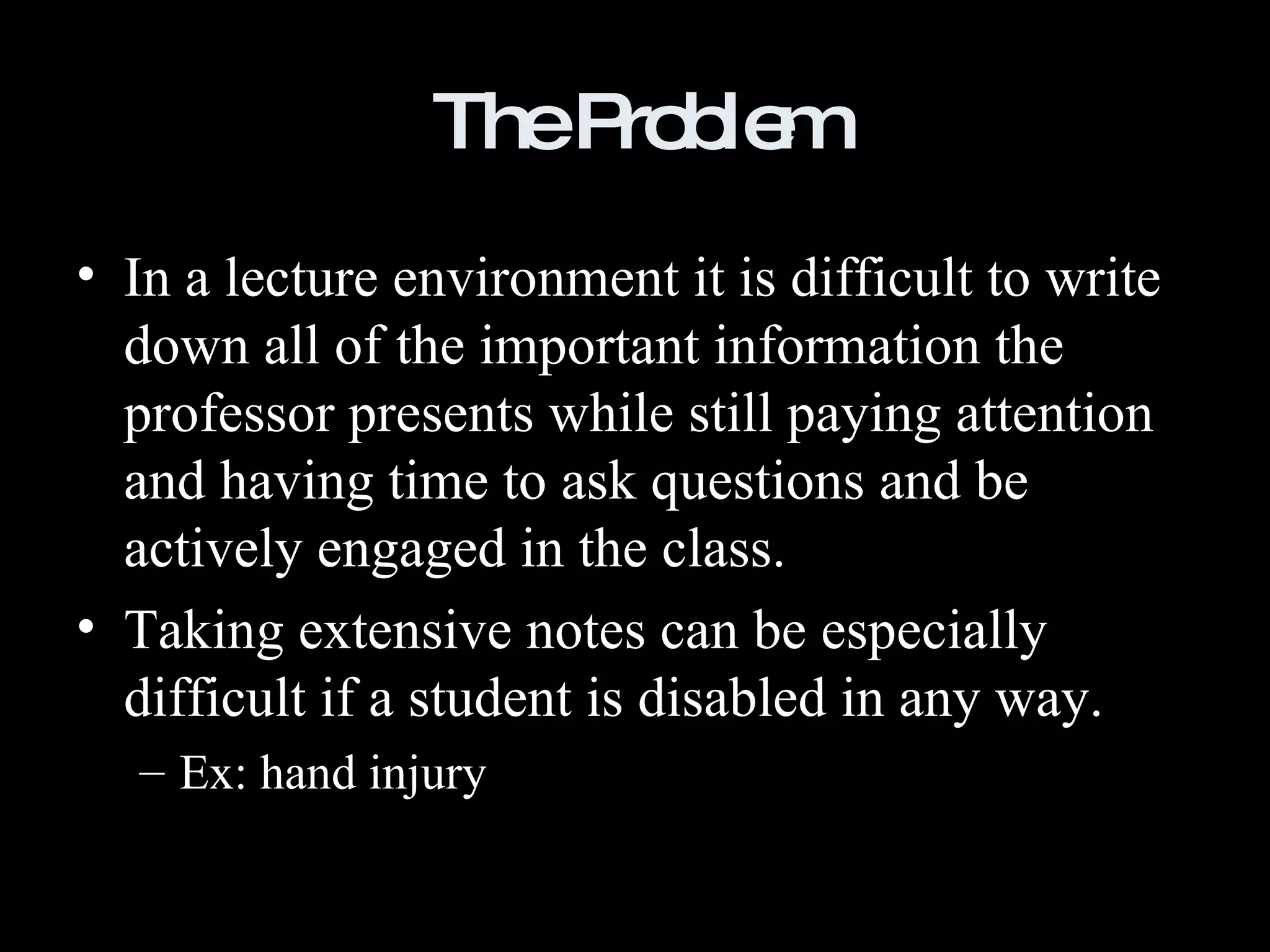 Note recorder pitch | PPT