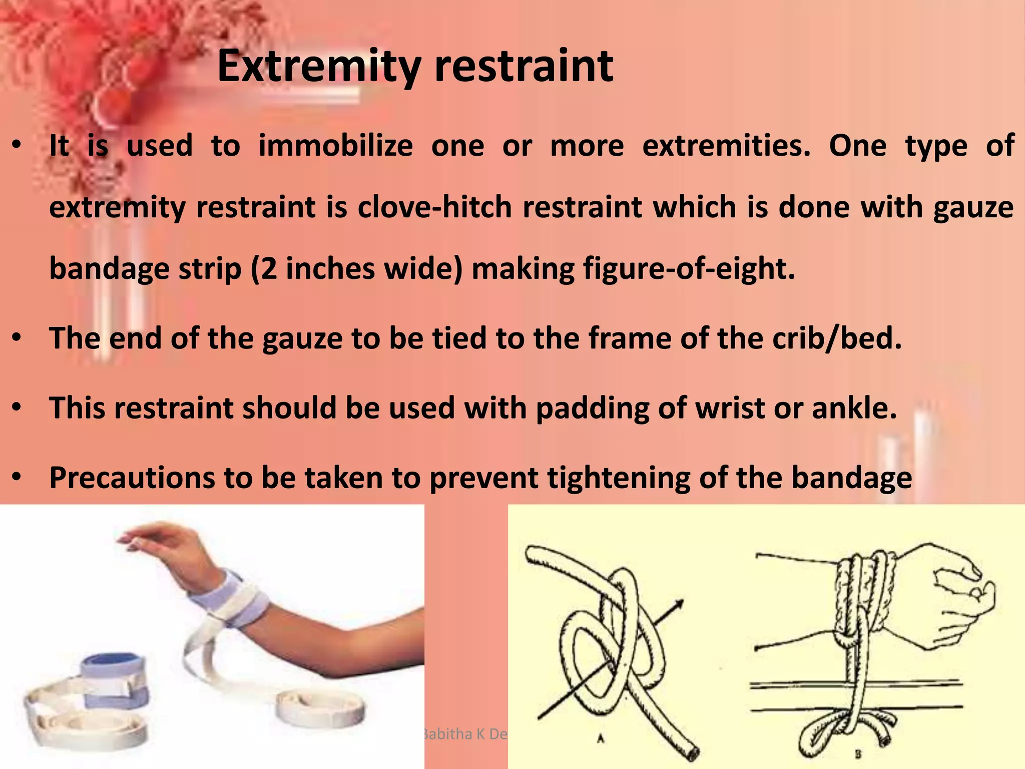 Patient safety Devices - Restraints | PPTX