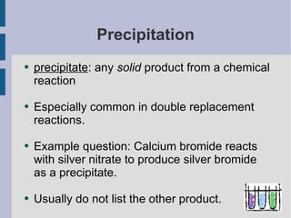 Double Replacement Example