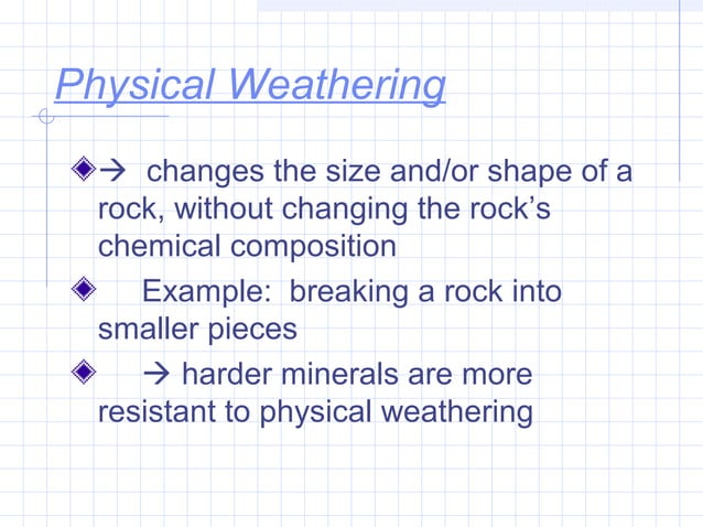 Weathering, Erosion, Deposition, Landscapes | PPT