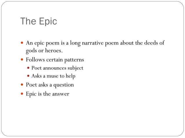 Notes on the Odyssey | PPT