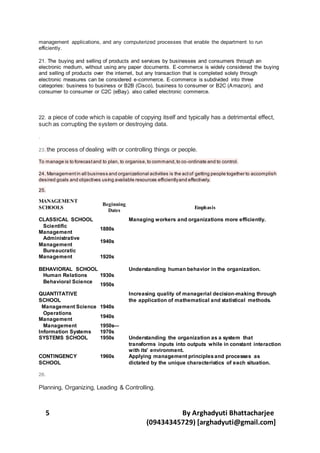 MBA Notes | DOCX