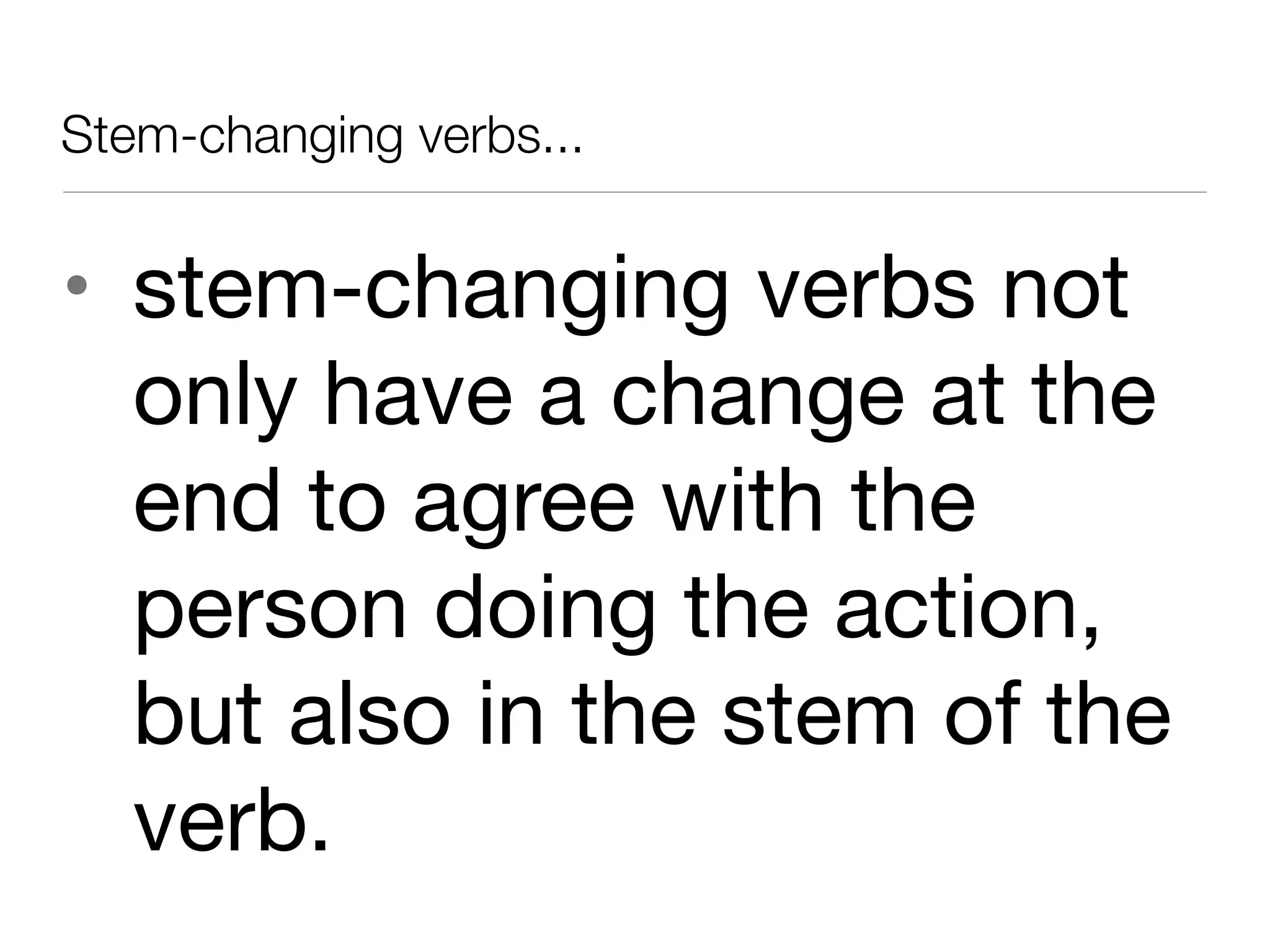 Stem-Changing Verbs | PDF