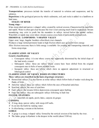 Geo-morphology notes | PDF