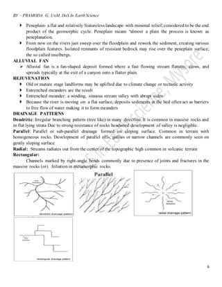 Geo-morphology notes | PDF