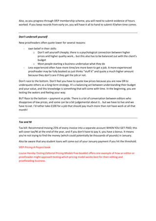 Notes for Starting out: A guide for newbies - Claire Handy | PDF