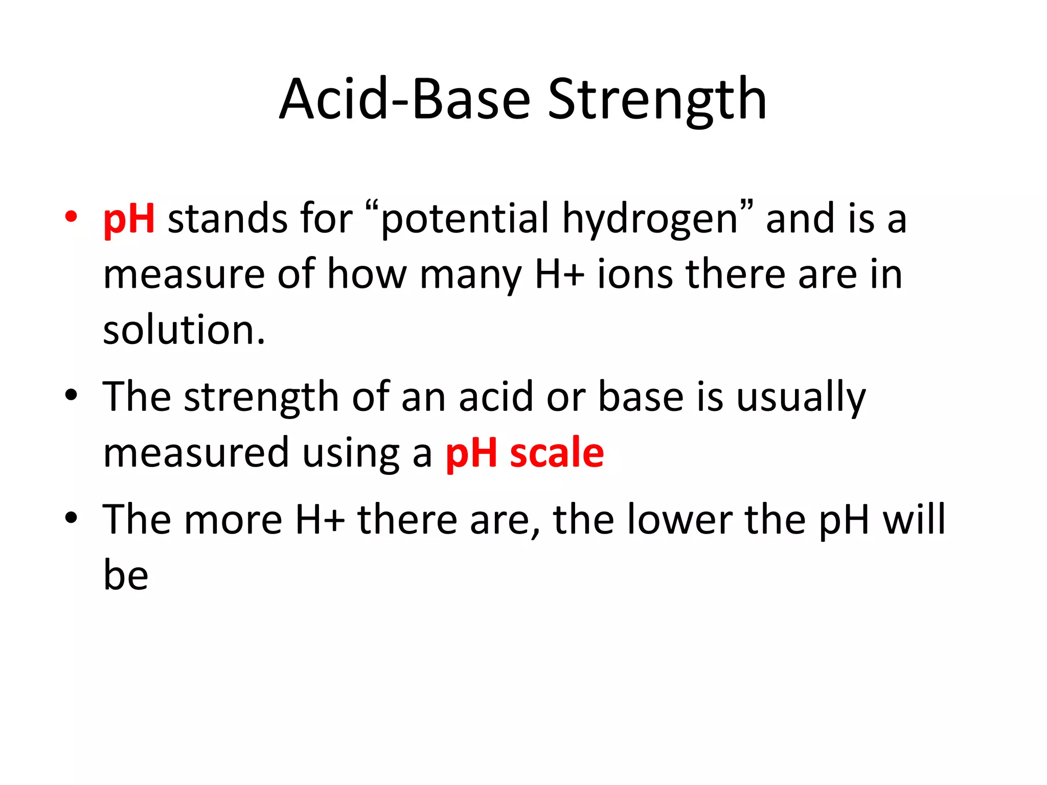 acids and bases | PPTX