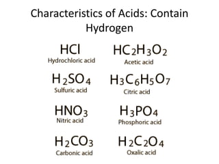 acids and bases | PPTX