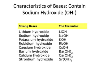 acids and bases | PPTX