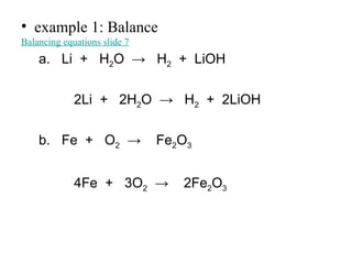 Notes - Balancing Chemical Equations.pptx