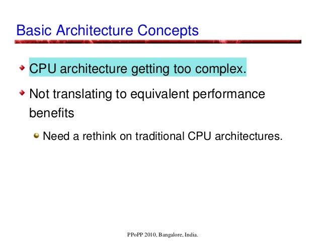 Basic Computer Architecture and the Case for GPUs : NOTES | PPT