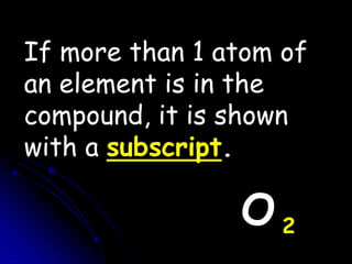 Notes chemical formulas | PDF