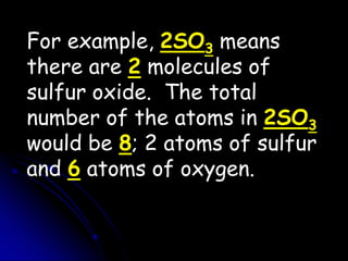 Notes chemical formulas | PDF