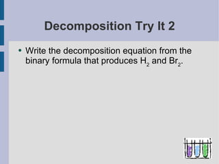 Decomposition Equation