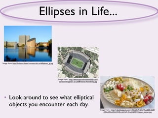 Ellipse Real Life Examples