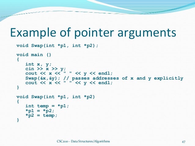 Notes fp201-pointer notes