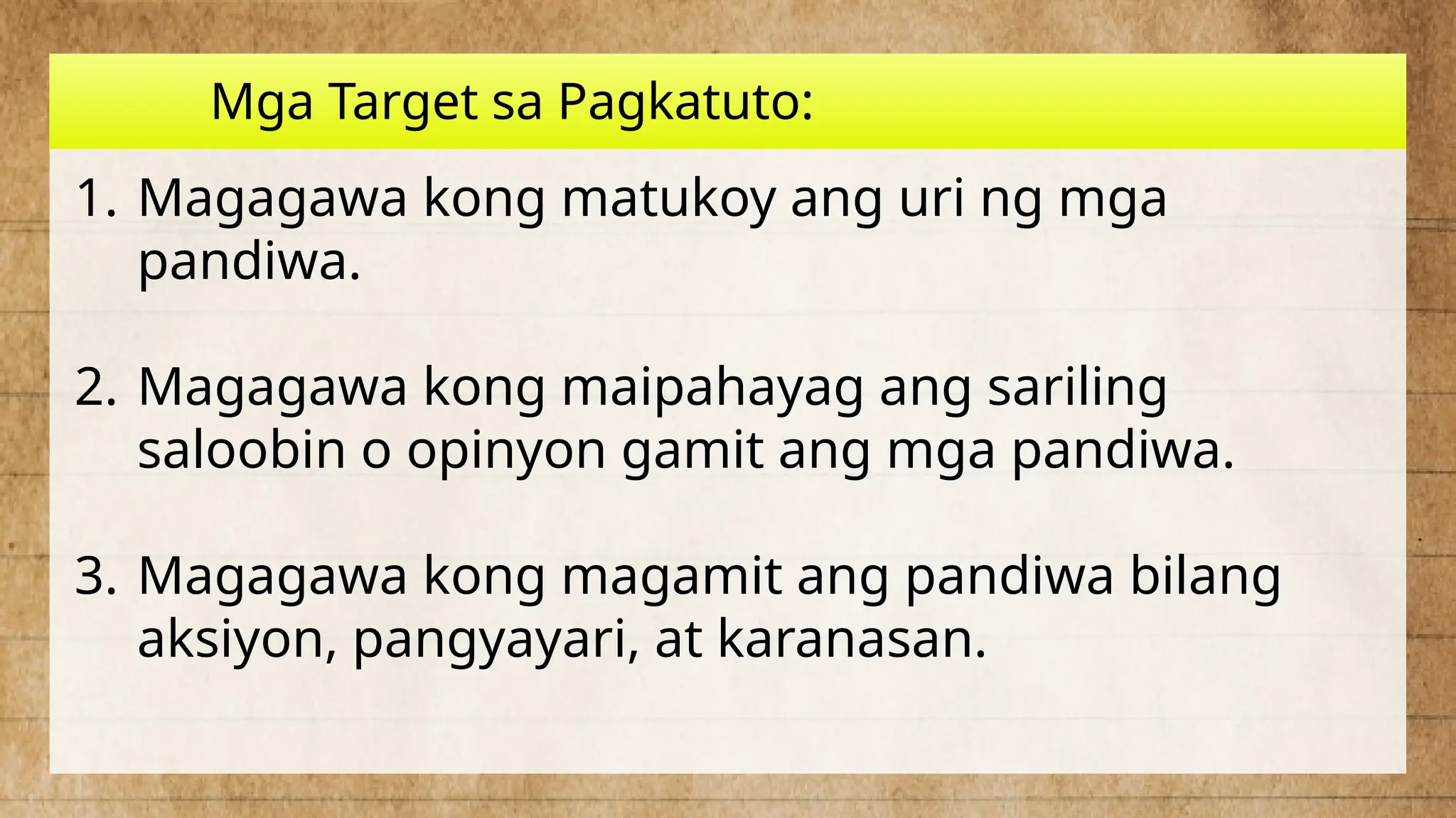 Gamit ng Pandiwa sa Pakikipagtalastasan. | PPTX