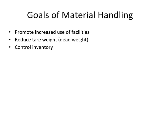 Material Handling | Supply Chain Management | PPTX Material Handling | Supply Chain Management | PPTX