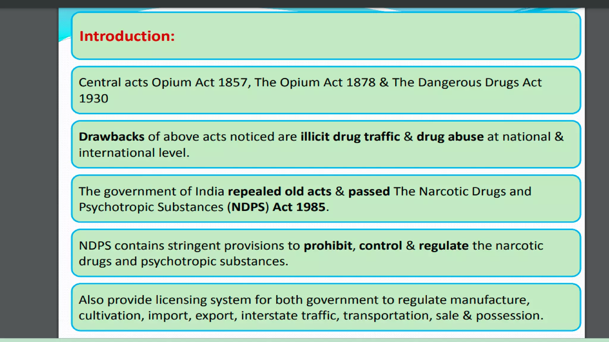 Notes- Narcotic Drugs and Psychotropic substances Act-1985 and Rules.pdf