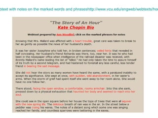 Kate Chopins The Story of an Hour | PPT