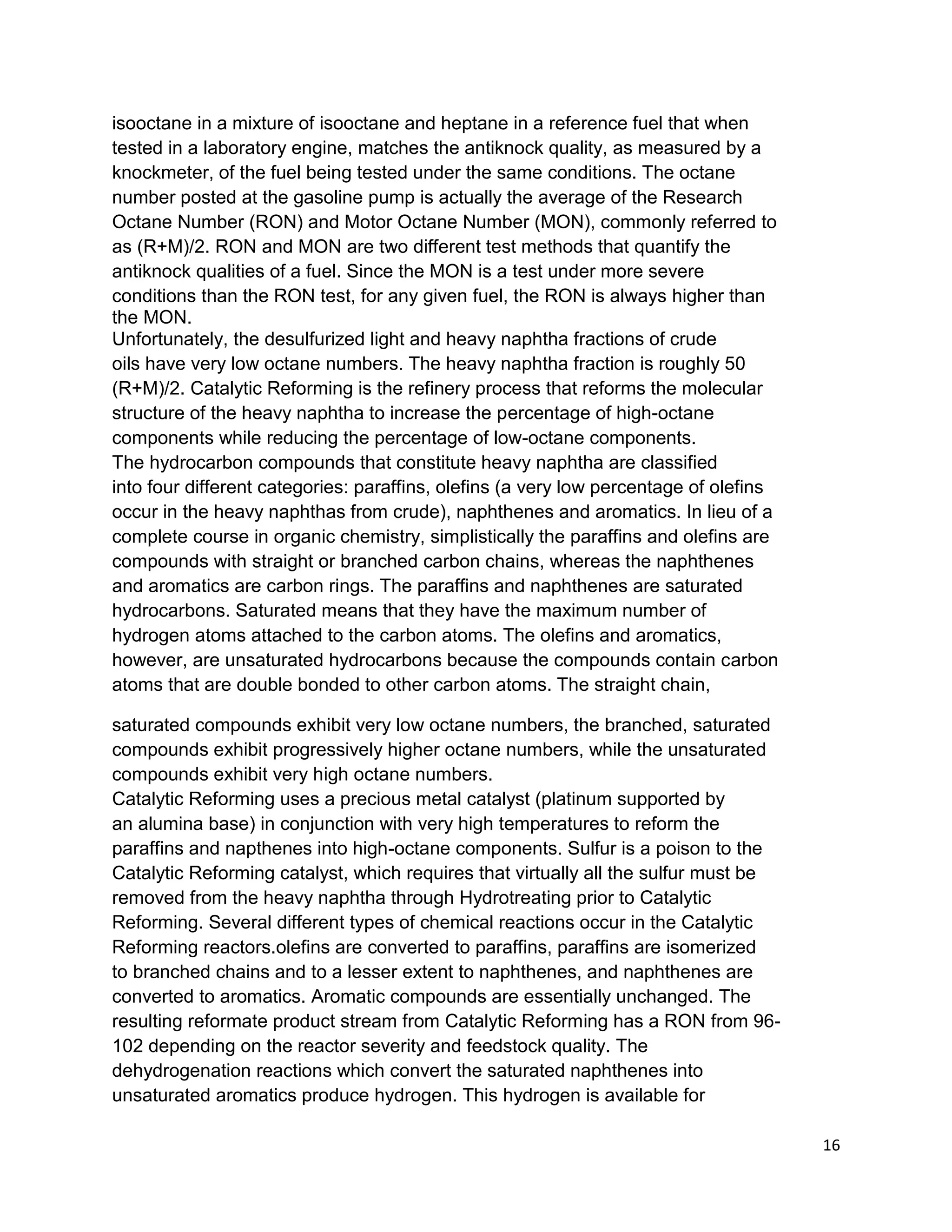 Notes petroleum-refining-1 | PDF