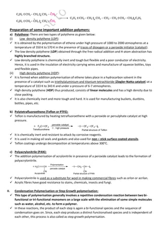 Notes-Polymers.pdf | Chemistry | Science
