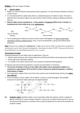 Notes-Polymers.pdf | Chemistry | Science