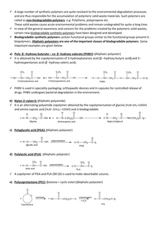 Notes-Polymers.pdf | Chemistry | Science