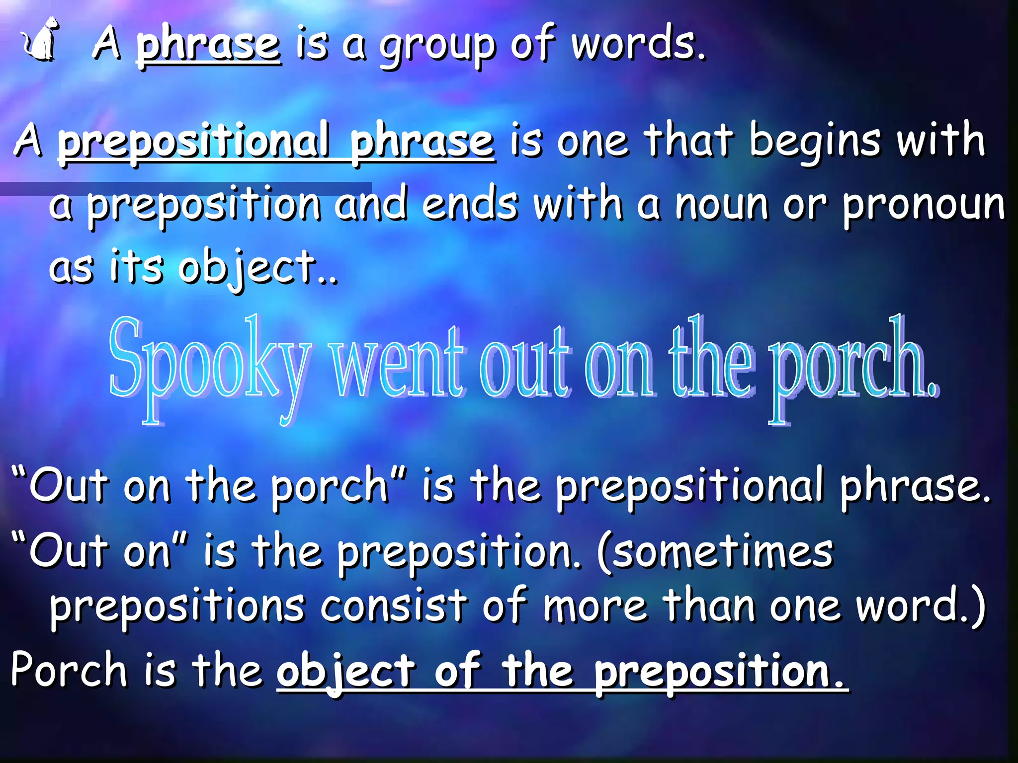 Notes prepositions | PPT