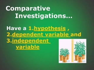 Notes scientific investigation | PPTX