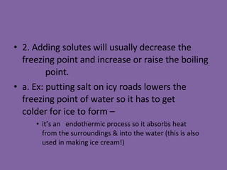 Notes Solubility4 | PPT | Chemistry | Science
