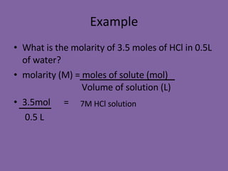 Notes Solubility4 | PPT | Chemistry | Science