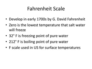 temperature and heat | PPTX