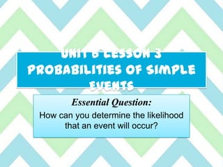 Notes- Unit 6 Lesson 3 | PPT