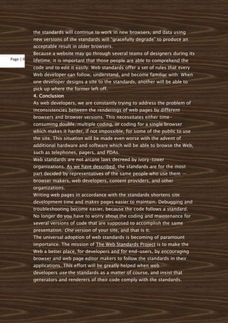 Web standards | PDF