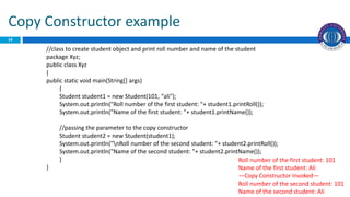 Java Constructor | PPTX | Programming Languages | Computing