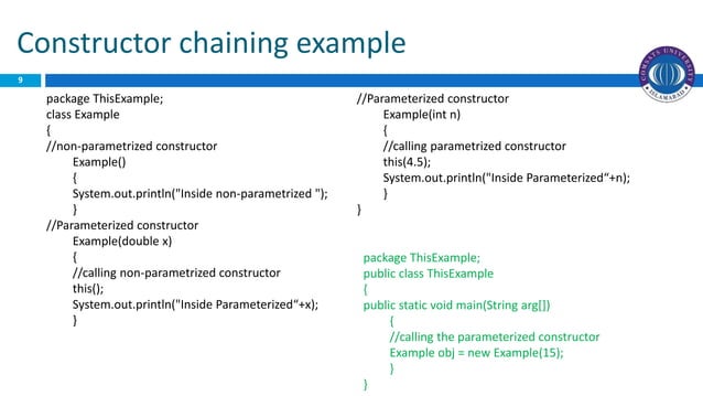 Java Constructor Pptx