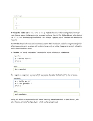 pyton Notes1 | PDF | Operating Systems | Computer Software and Applications