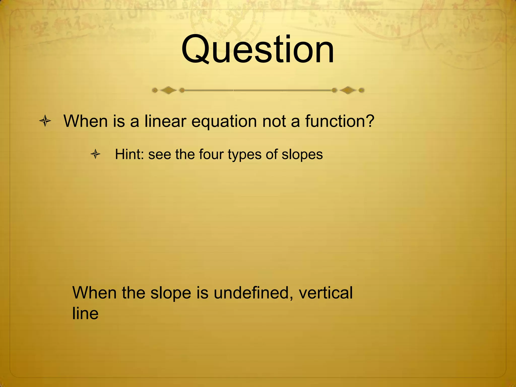 Notes 1-3 pre-calc Graphing Linear Equations | PPT